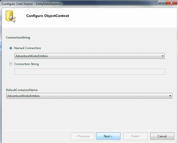 EntityDataSource Control Basics - Simple Talk